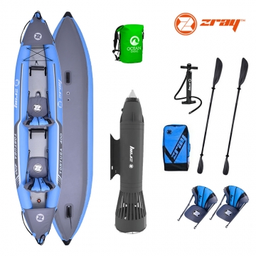 Pack Aquajet ZRAY & Kayak gonflable TORTUGA - 2 places + 1 sac étanche